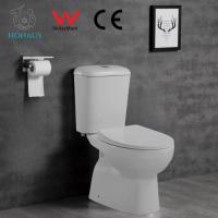 China Two Piece P Trap S Trap Toilet Bowl Dual Flush 630x370x810mm Floor Mounted Water Closet for sale
