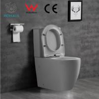 China Siphon Scratch Resistant Glaze Two Piece Toilet Bowl 605x380x800mm AU Watermark CE for sale