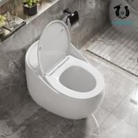 China HAS Siphon Dual Flush Toilet 3.0-6.0L Water Saving Egg Shape Bowl 665x465x555mm for sale