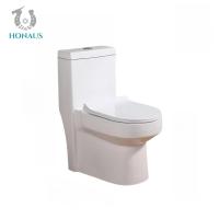 China Canadian Single Piece Wall Mounted Commode One Piece Wc 650*360*740mm for sale