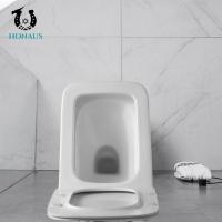 China European Ceramic Wall Hung Toilet Rimless Square 520x360x370mm Dual Flush 3.0-4.5L for sale