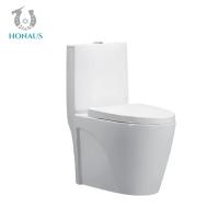 China CE Modern Dual Flush Elongated One Piece Toilet 680x380x780mm Siphon Flushing Floor Mounted for sale