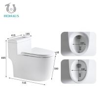 China Export Standard Ceramic One Piece Toilet Bowl Exquisite Appearence for sale