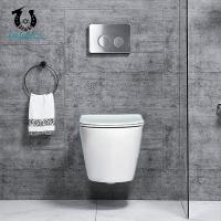 China Ceramic Wall Hung Toilet Bowl 530x360x350mm 400KGS Load Bearing Washdown for sale