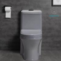 China HAS One Piece Elongated Toilet 650x360x745mm Dual Flush Siphon Floor Mounted Watermark Certified for sale