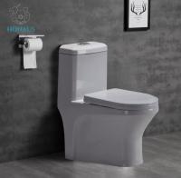 China HAS One Piece Elongated Toilet 650x360x745mm Dual Flush Siphon Floor Mounted Watermark Certified for sale