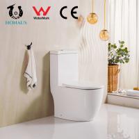 China ISO American Standard One Piece Toilet Floor Mounted Dual Flush 630x370x810mm S Trap for sale