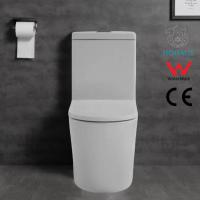 China ISO American Standard One Piece Toilet Floor Mounted Dual Flush 630x370x810mm S Trap for sale