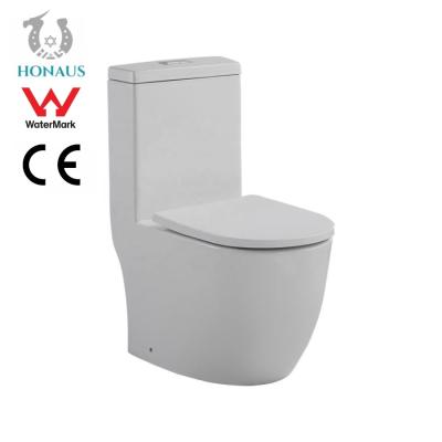 China ISO American Standard One Piece Toilet Floor Mounted Dual Flush 630x370x810mm S Trap for sale