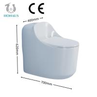 China Bathroom Soft Close Modern One Piece Toilet Bowl Customizable for sale