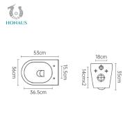 China ROHS European Wall Mounted Toilet Bowl for sale