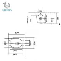 China Washdown Flushing Wall Hanging Commode Rimless Wall Hung WC One Piece for sale