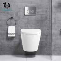 China Modern Rimless Wall Mounted Toilet Bowl 490x360x370mm 3/4.5L One Piece Ceramic P-Trap for sale