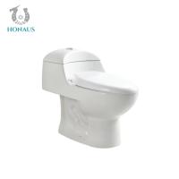 China ODM OEM One Piece Toilet Elongated Bowl 670x410x600mm Dual Flush Siphon Jet Floor Mounted for sale