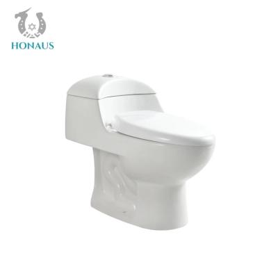 China ODM OEM One Piece Toilet Elongated Bowl 670x410x600mm Dual Flush Siphon Jet Floor Mounted for sale