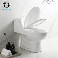 China ODM OEM One Piece Toilet Elongated Bowl 670x410x600mm Dual Flush Siphon Jet Floor Mounted for sale