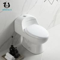 China ODM OEM One Piece Toilet Elongated Bowl 670x410x600mm Dual Flush Siphon Jet Floor Mounted for sale