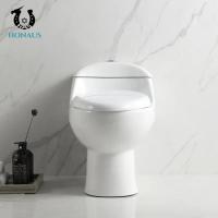 China ODM OEM One Piece Toilet Elongated Bowl 670x410x600mm Dual Flush Siphon Jet Floor Mounted for sale