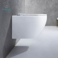 China Western Ceramic Wall Hung WC Antibacterial for sale