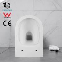 China Watermark CE Wall Hanging Commode Rimless Water Closet Washdown Type for sale