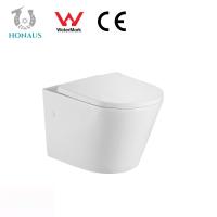 China European Style Wall Hung Toilet Bowl 520x365x350mm Ceramic WC with 3/4.5L Flush for sale