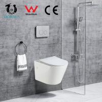 China European Style Wall Hung Toilet Bowl 520x365x350mm Ceramic WC with 3/4.5L Flush for sale