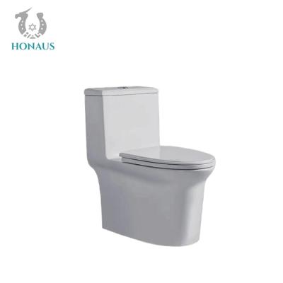 China Siphonic Flushing One Piece Toilet 730x370x760mm S Trap Dual Flush for sale