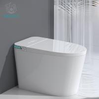 China Modern Smart Intelligent Toilet Instant Heat 680x420x500mm Floor Mounted S-Trap Siphon Flush for sale