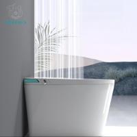 China Modern Smart Intelligent Toilet Instant Heat 680x420x500mm Floor Mounted S-Trap Siphon Flush for sale