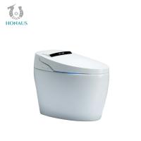 China HAS Auto Flush S Trap Smart Toilet with Concealed Tank 680x410x510mm Instant Heat for sale