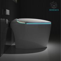 China CUPC Certified Smart Toilet 110V 220V Siphon Flush Floor Mounted Ceramic Auto Wash for sale