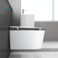 China Self Clean Intelligent Wc Electronic Water Closet Sensor Control Wall Mounted for sale
