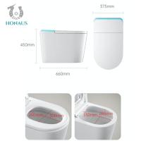 China Smart Siphon Flush Intelligent Toilet Auto Flip Cover Sensor AC220V 50HZ 660x375x450mm for sale