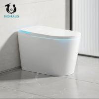China Smart Siphon Flush Intelligent Toilet Auto Flip Cover Sensor AC220V 50HZ 660x375x450mm for sale