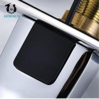 China Gravity Casting Automatic Infrared Sensor Faucet Smart Bathroom Faucet Brushed for sale
