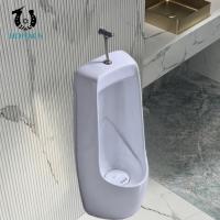 China Watermark Wall Hung Urinal 450x360x980mm Automatic Sensor Flushing Ceramic for sale