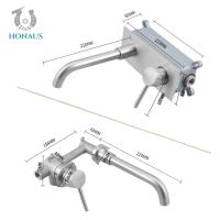 China 304 Stainless Steel Concealed Basin Faucet for sale