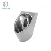 China Stainless Steel 304 316 Sensor Urinal 497x330x500mm Wall Mounted Gravity Flushing for sale