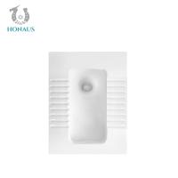 China Washdown Front Outlet Or Back Outlet Squatting Wc Pan Space Saving for sale
