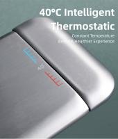 China All Copper Thermostatic Exposed Shower Set 700-1150mm Rainfall Handheld Pressure Boost for sale