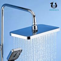 China Height Adjustable Copper Shower Head Set 750-1100mm Wall-Mounted Exposed Pressure Boosted for sale
