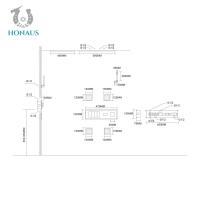 China All Copper Wall Mounted Concealed Valve Showers Digital Display Rainfall Shower Set for sale
