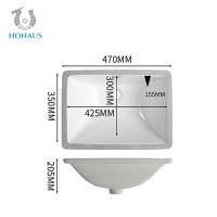 China Oval Undermount Ceramic Bathroom Basin 610x435mm with Overflow 10L-15L for sale
