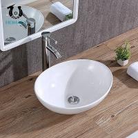 China 410x340x150mm Ceramic Over Counter Wash Basin Table Top Sink Bowl 10L-15L for sale