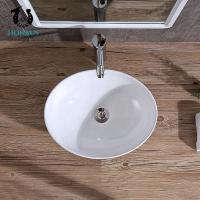China 410x340x150mm Ceramic Over Counter Wash Basin Table Top Sink Bowl 10L-15L for sale