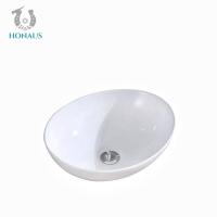 China 410x340x150mm Ceramic Over Counter Wash Basin Table Top Sink Bowl 10L-15L for sale