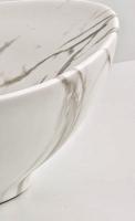 China Luxurious Household Marble Effect Countertop Basin 600mm Countertop Basin for sale