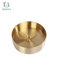 China HAS 400mm SUS304 Stainless Steel Countertop Basin Hotel Modern Above Counter Washbasin for sale