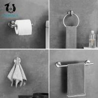 China 5 Piece Stainless Steel Bathroom Towel Rack Set Wall Mounted 10KG Capacity for sale
