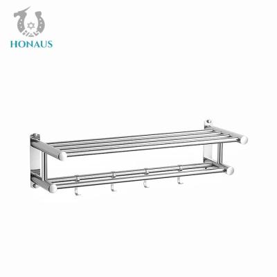 China Stainless Steel Towel Bar Wall Mounted 20kg Capacity Drill or Drill Free Installation for sale